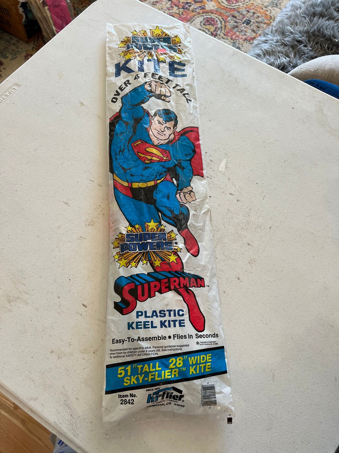 Vintage Superman Kite New in Package 1984 - Etsy