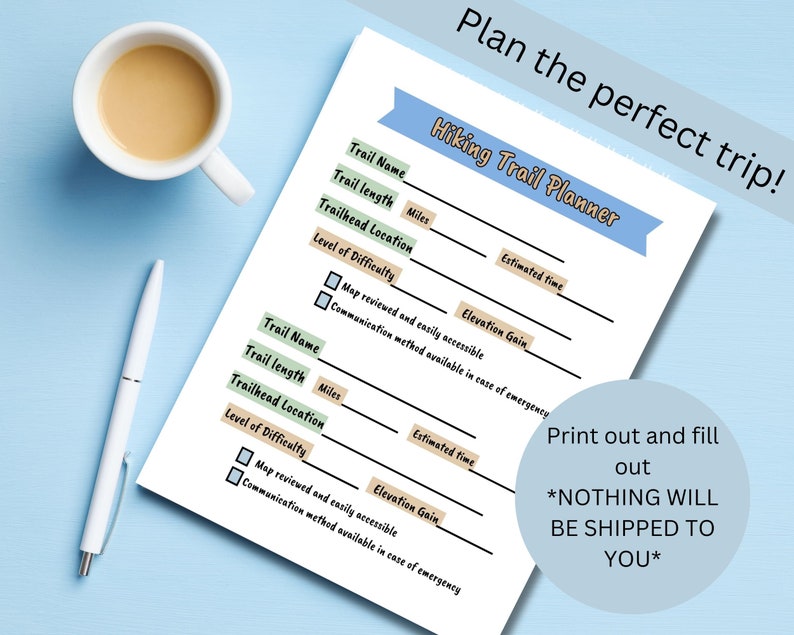 National Park Trip Planner, Printable Travel Organizer, National Parks ...