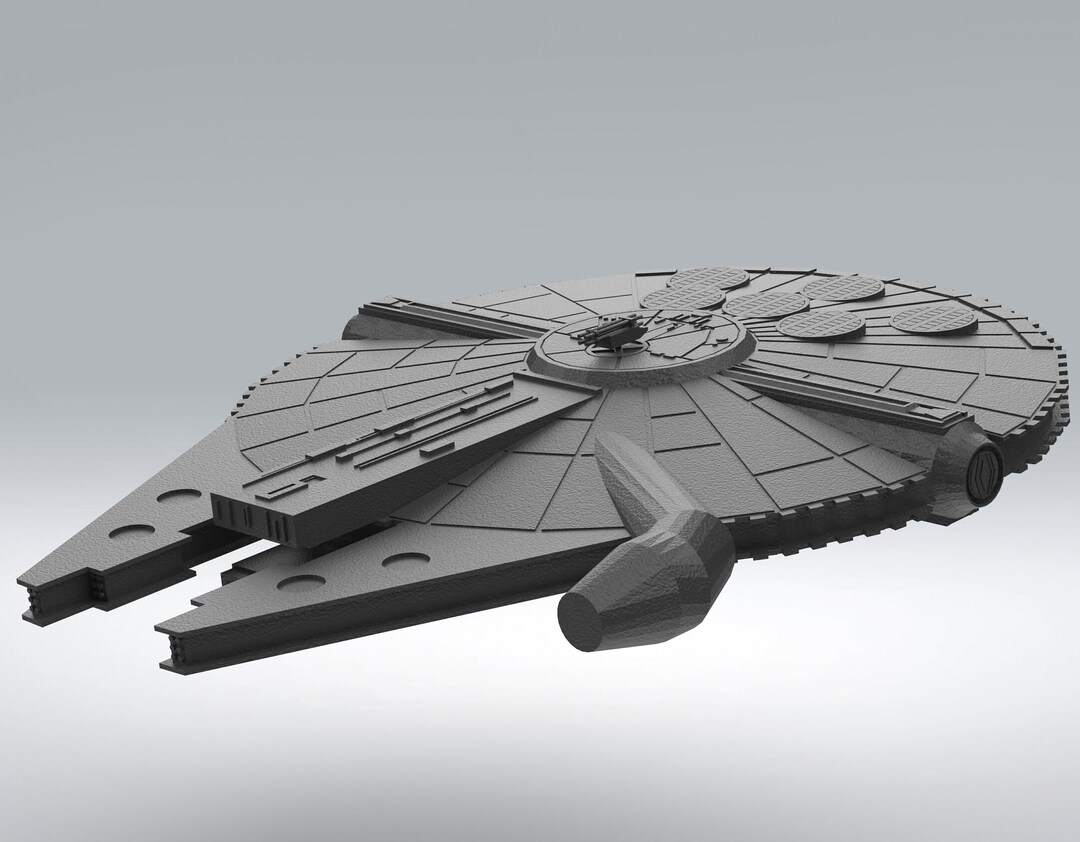 3D Print STL File Instant Download Millennium Falcon 3D - Etsy