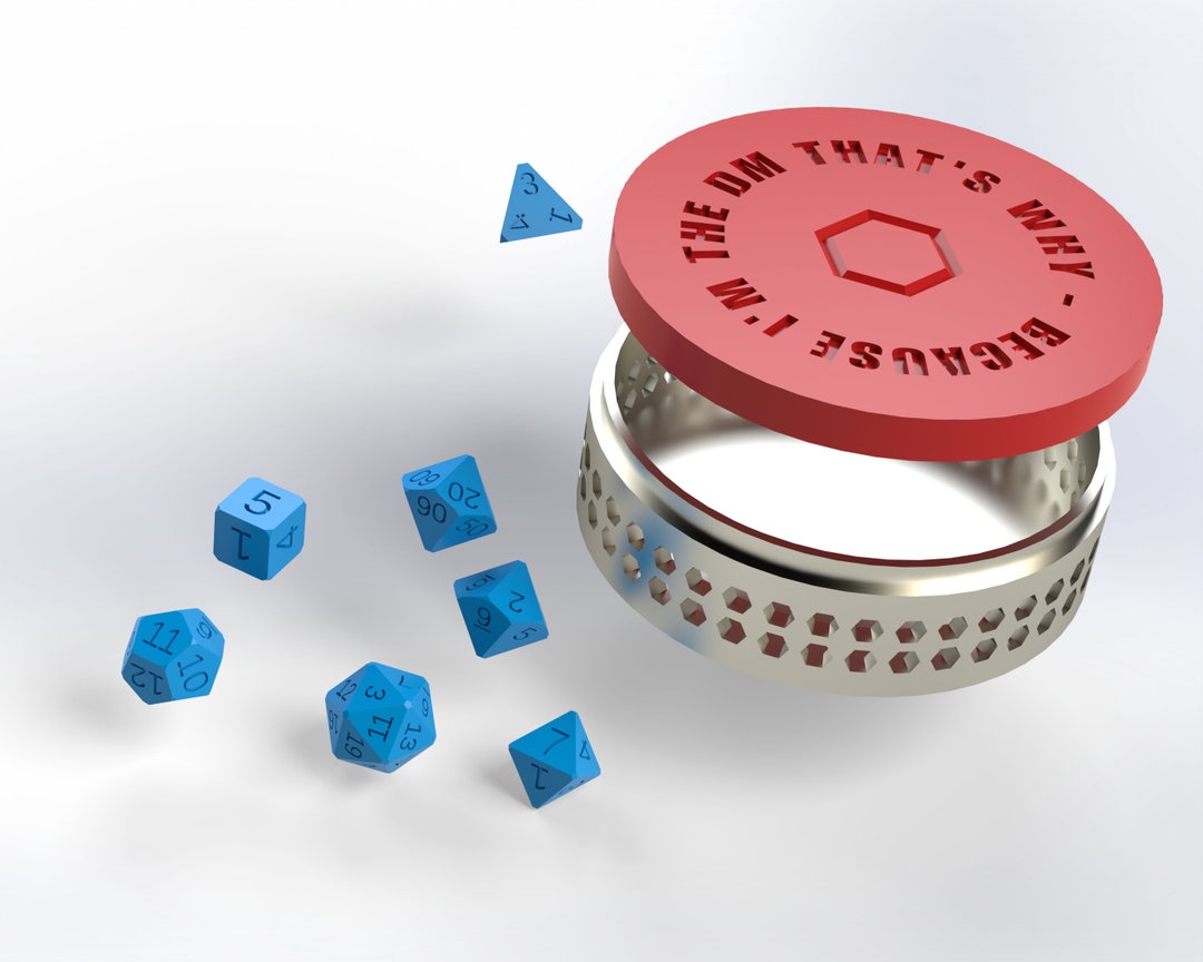 3D Print STL File Instant Download Dnd Dungeons and Dragons Dice ...