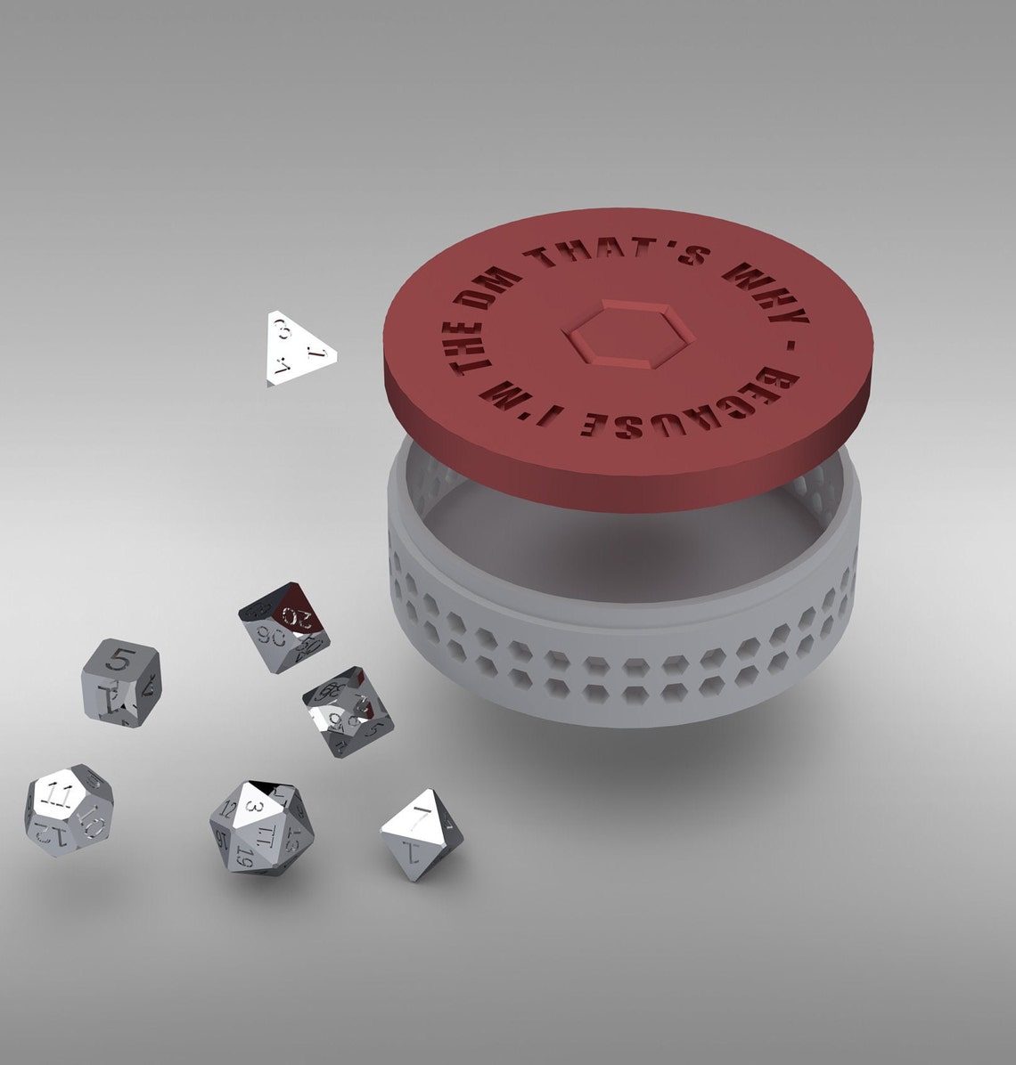 3D Print STL File Instant Download Dnd Dungeons and Dragons Dice ...