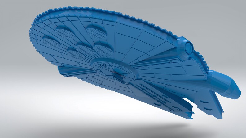 3D Print STL File Instant Download Millennium Falcon 3D - Etsy