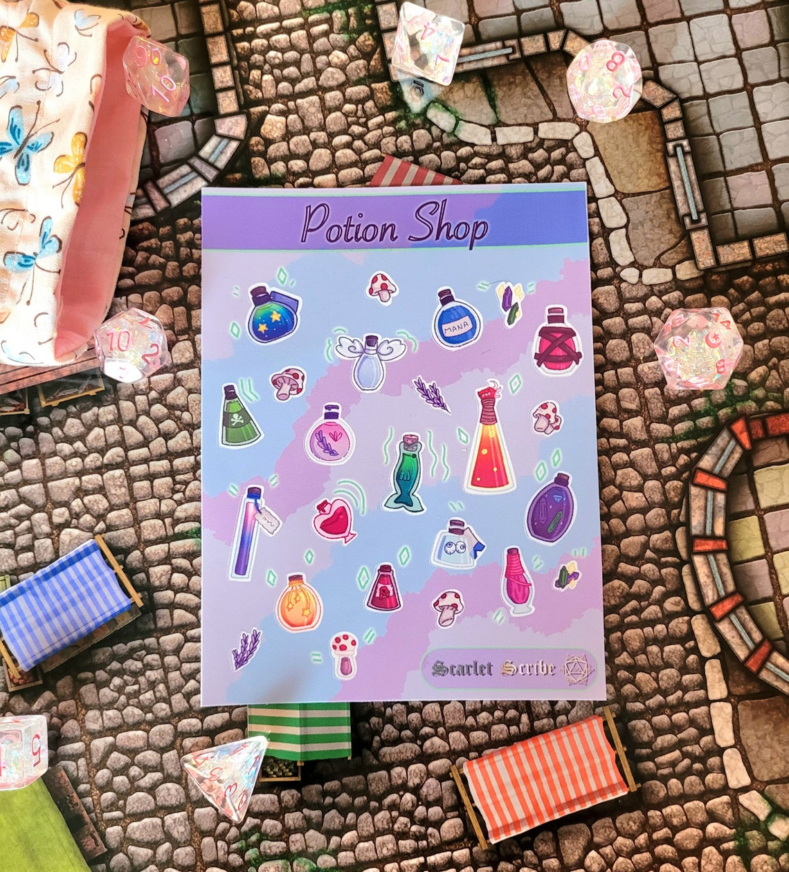 Potions Sticker Sheet - Etsy