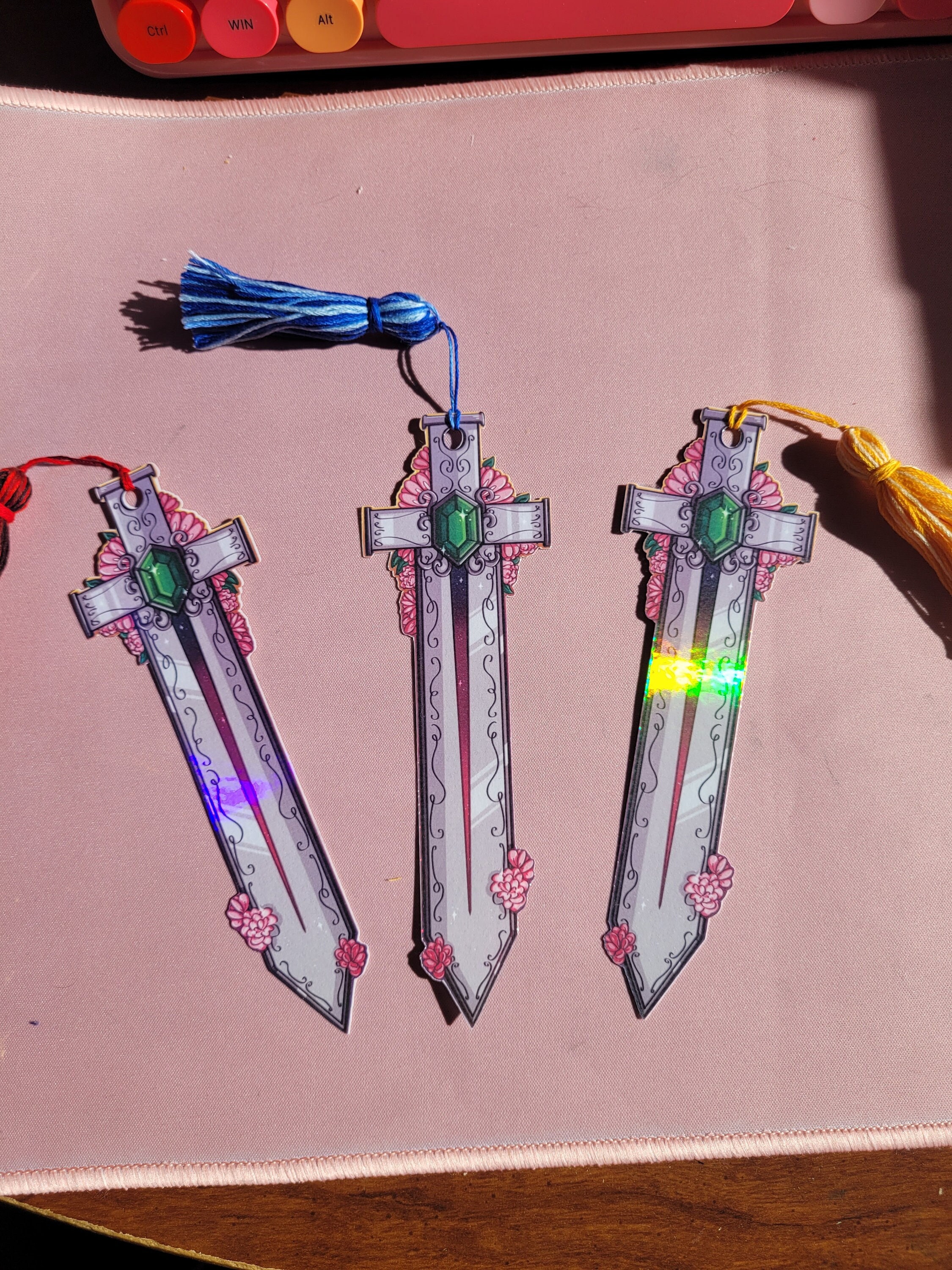 Holographic Sword Bookmark - Etsy