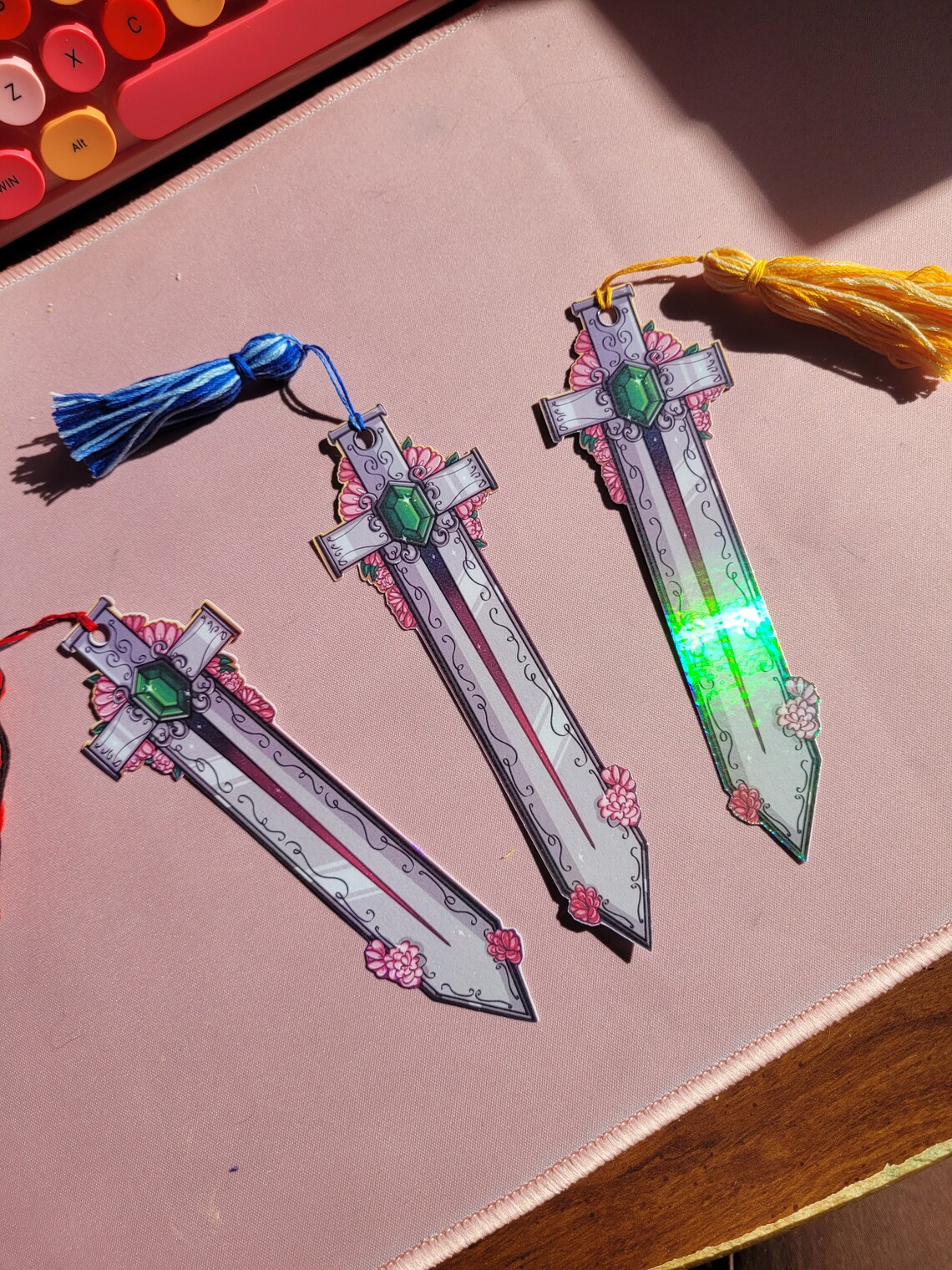 Holographic Sword Bookmark - Etsy