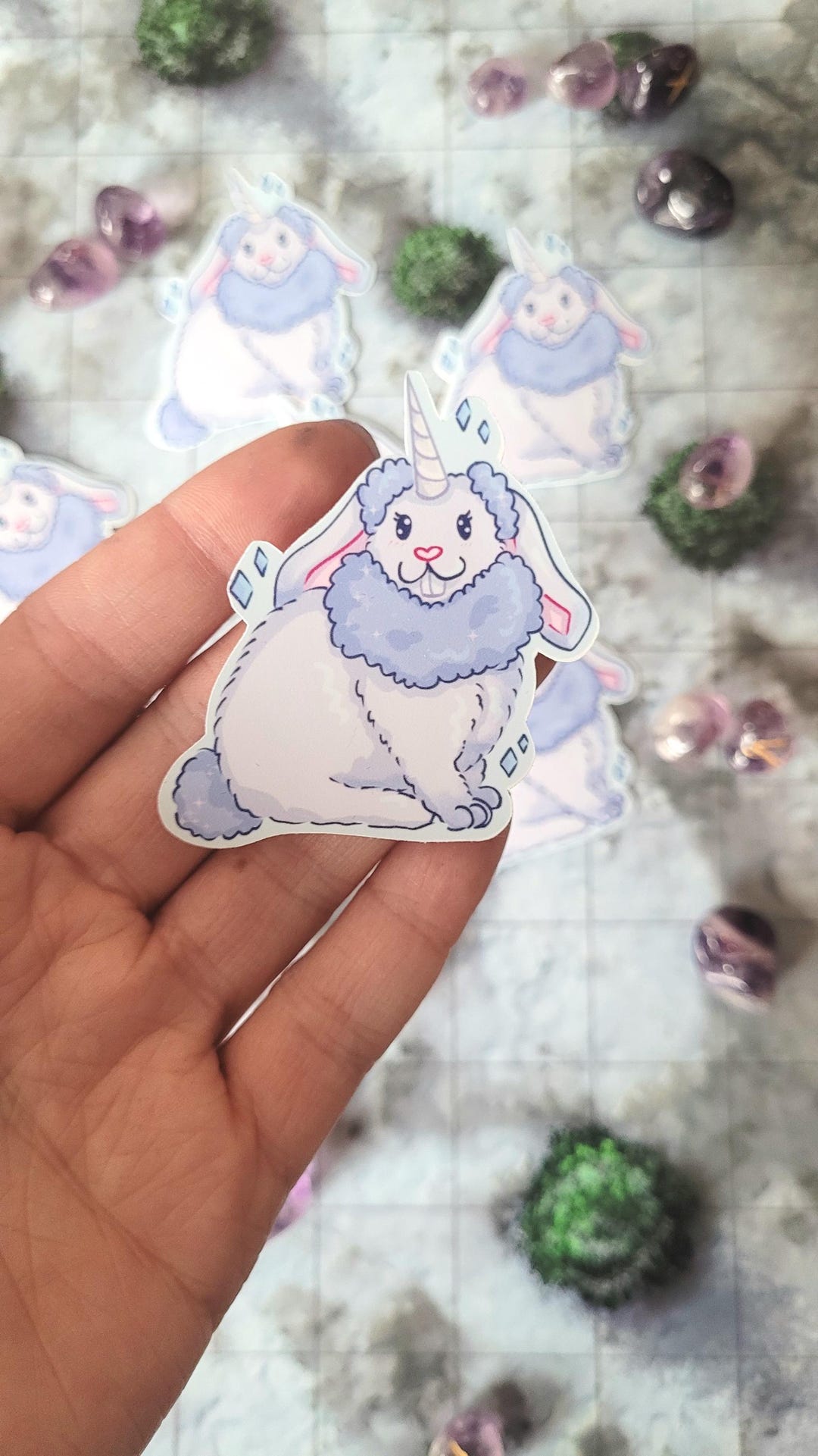 Snow Bunny Sticker - Etsy