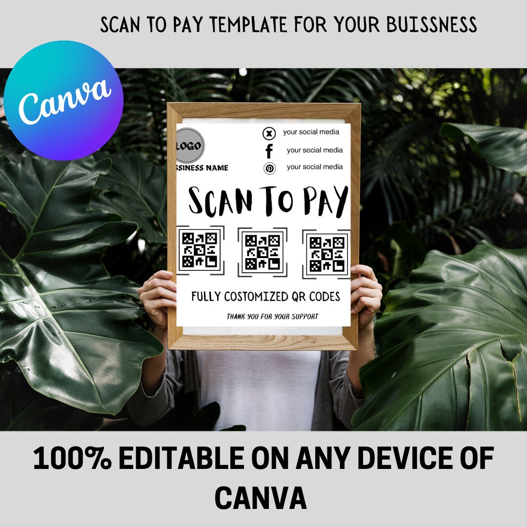 Custom QR Code Digital Download, Personalize QR Codes for Business ...