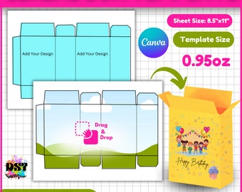 TEMPLATE Mini CEREAL BOX - Etsy