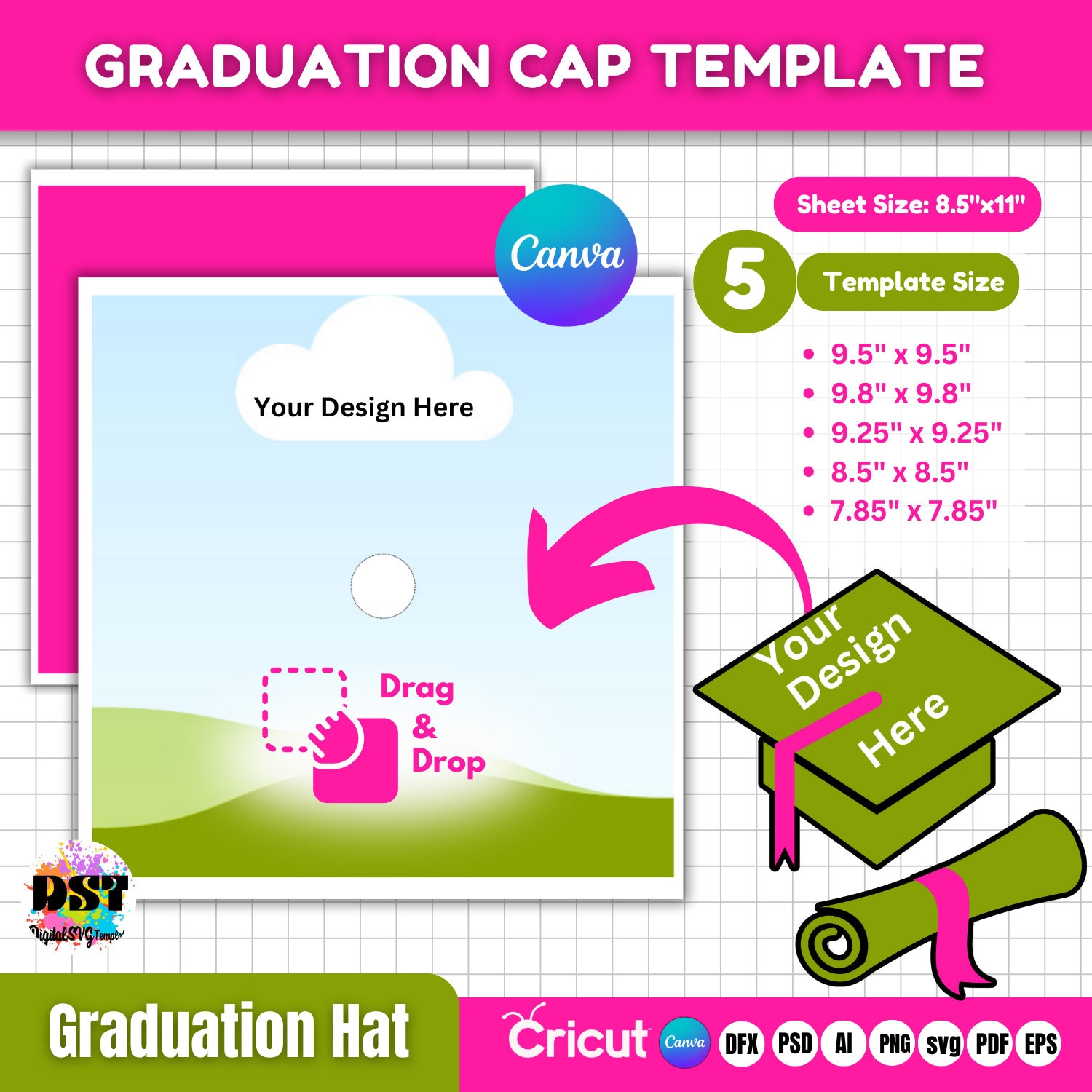 Graduation Stole Template, Graduation Cap Svg, Graduation Nutrition ...