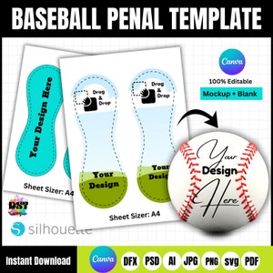 Baseball Panel Template, Tennis Ball Template, Photo Baseball, Softball ...