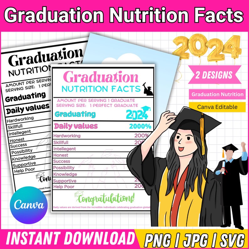 Graduation Stole Template, Graduation Cap Svg, Graduation Nutrition ...