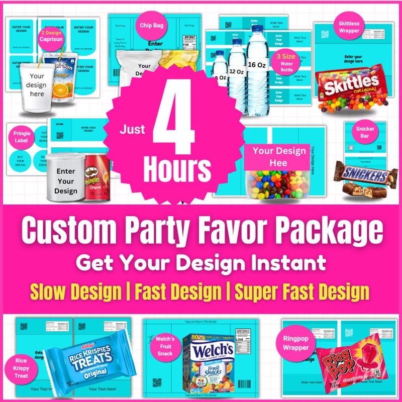 Custom Party Favors - Etsy