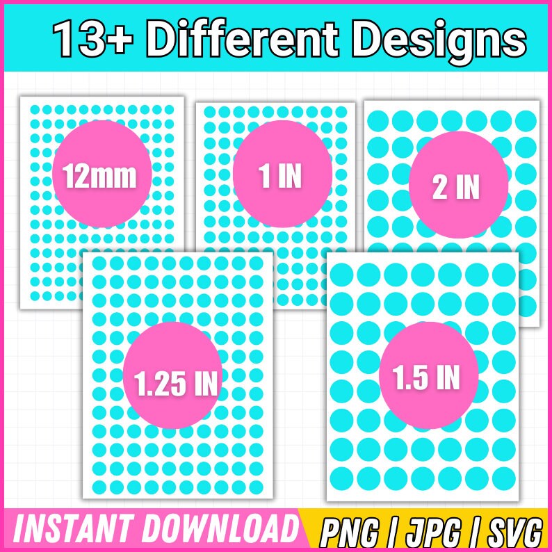 13 Circle Template Bundle, Blank Circle Template Svg, Blank Round ...