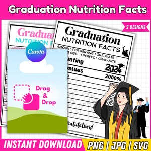 2024 Graduation Nutrition Facts ,graduation Nutrition Label Class 2024 ...