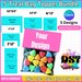 5 Treat Bag Topper Template Bundle, Editable Treat Bag Label, Party ...