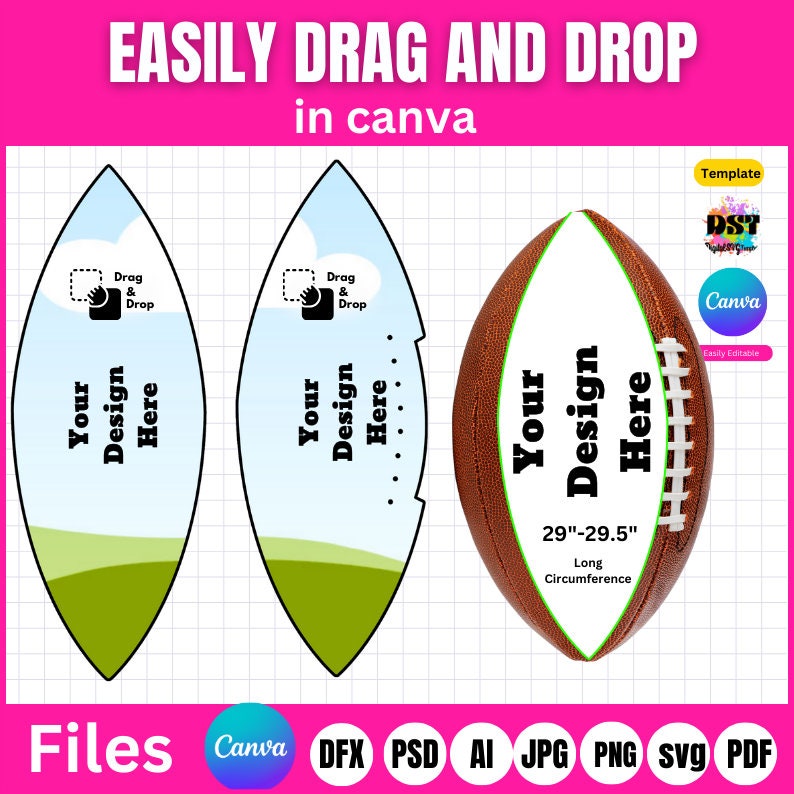 Football Panel Template, Football Ball Leather Blank Template, Photo ...