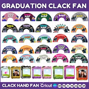 65 Graduation Clack Fan Templates, Custom Grad Paddle Fan2025 Clack Fan ...