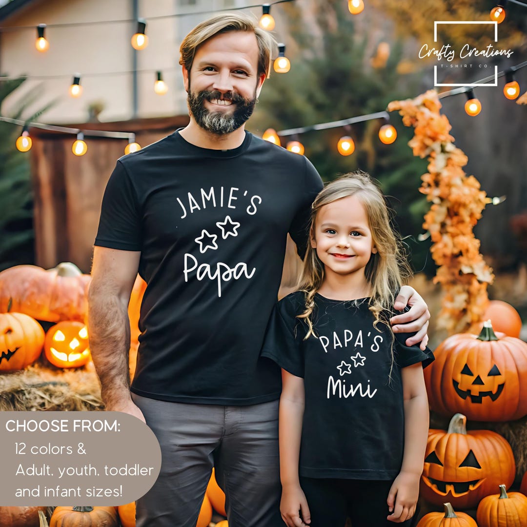 Papas Mini, Papa Mini Partner Look, Matching Dad and Mini, Papa Mini ...