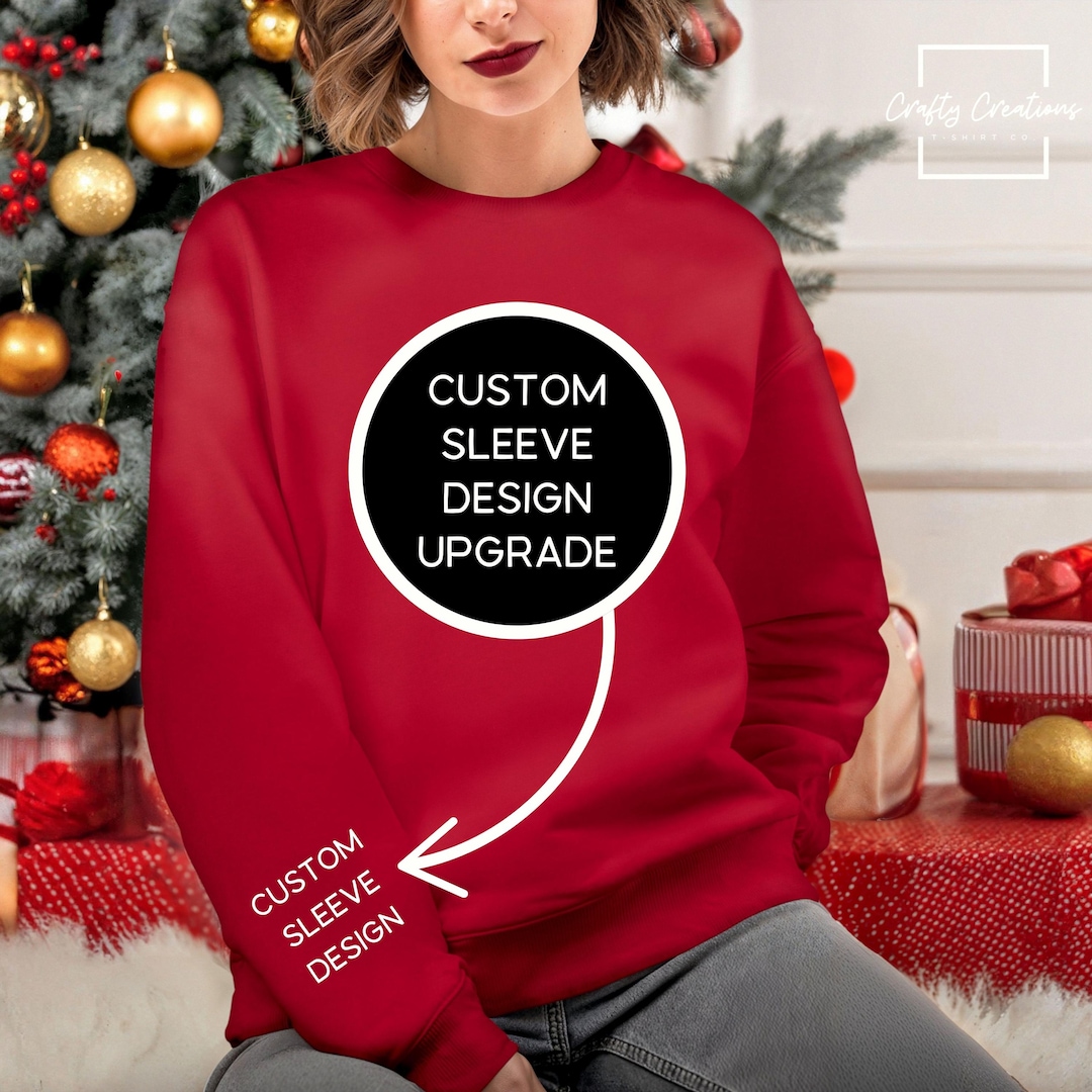 Add a Sleeve Print to Any Sweatshirt or Hoodie in My Shop - Sleeve ...