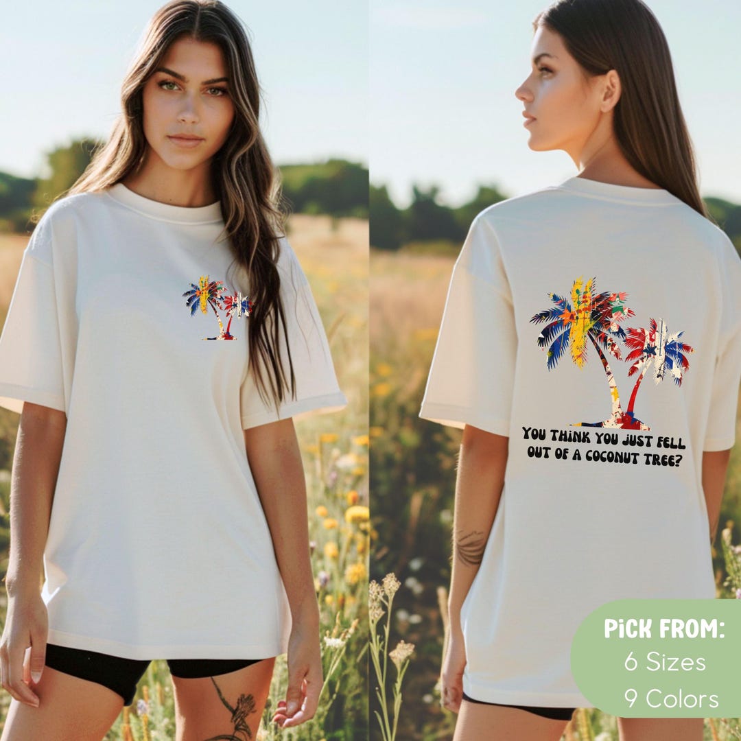 Coconut Tree Kamala, Kamala Harris Merch, You Think You Fell Out of a ...