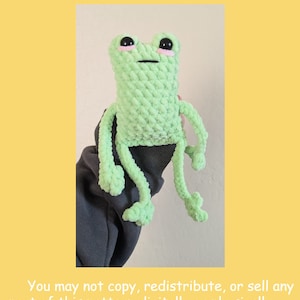Leggy Froggy Pattern, NO SEW Crochet, PDF Download, Cute Plushies, Frog ...