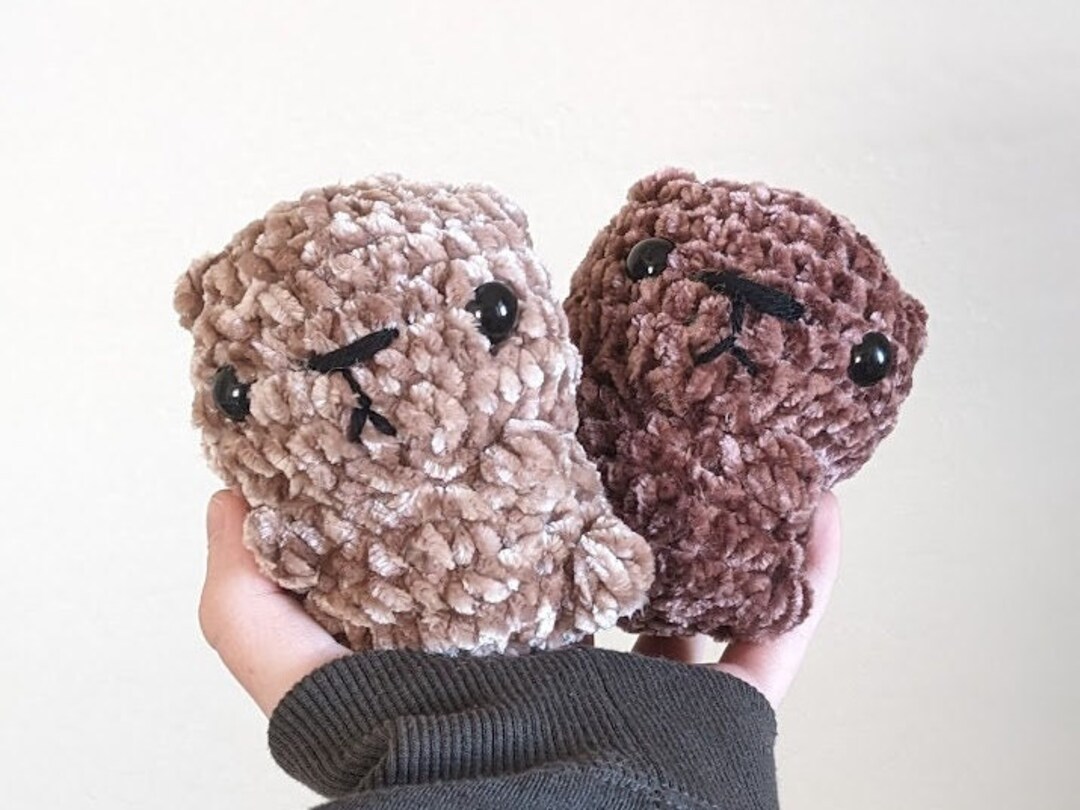 Crochet Groundhog, Mini Groundhog, Cute Groundhog Plushie, Stuffed ...