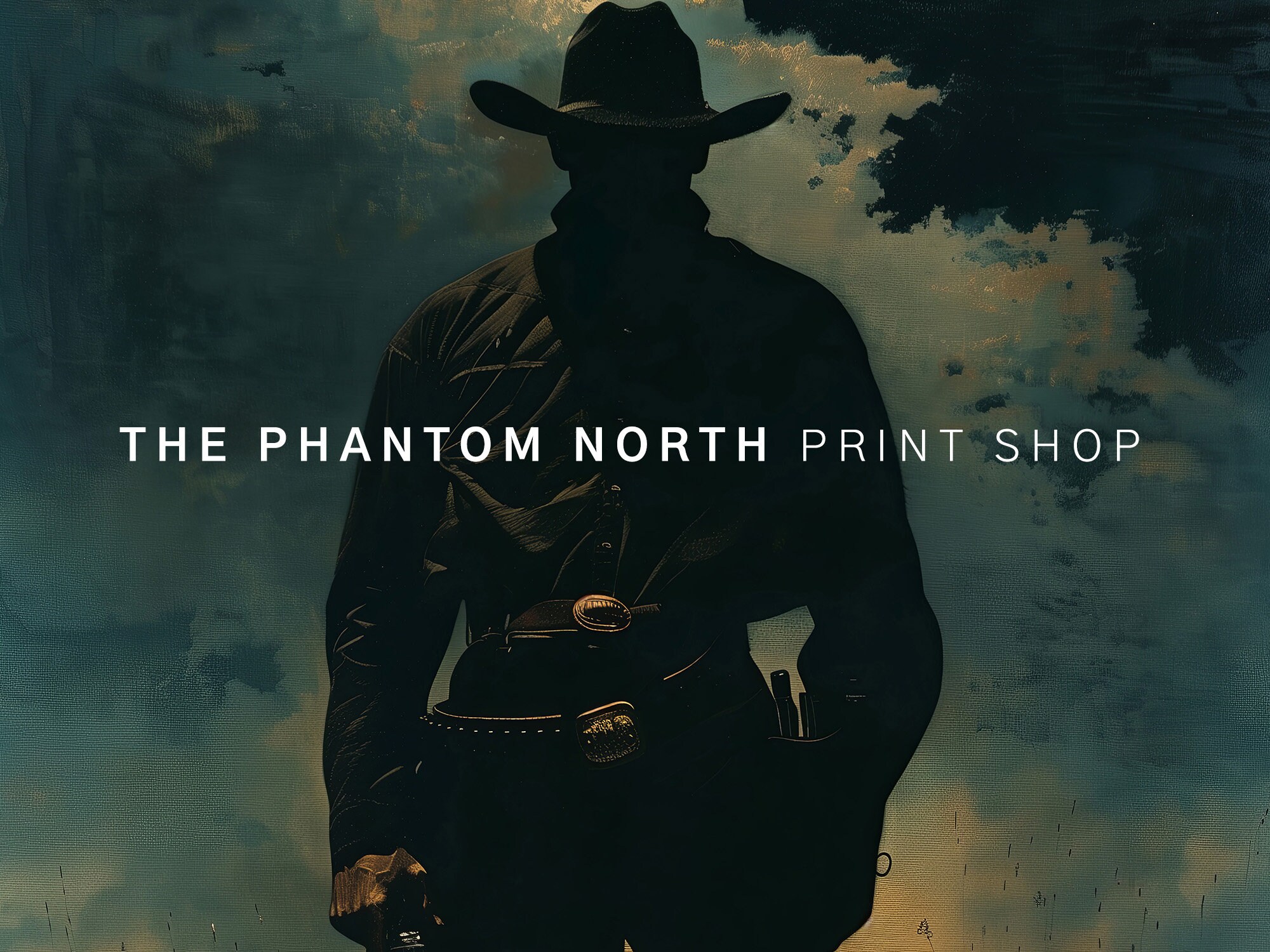 Moonlit Outlaw Digital Download Cowboy Adventure, Western Wall Art ...