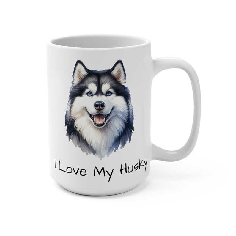 Husky Coffee Mug, Siberian Husky Gift, Cute Dog Mug, Dog Lover, Gift ...