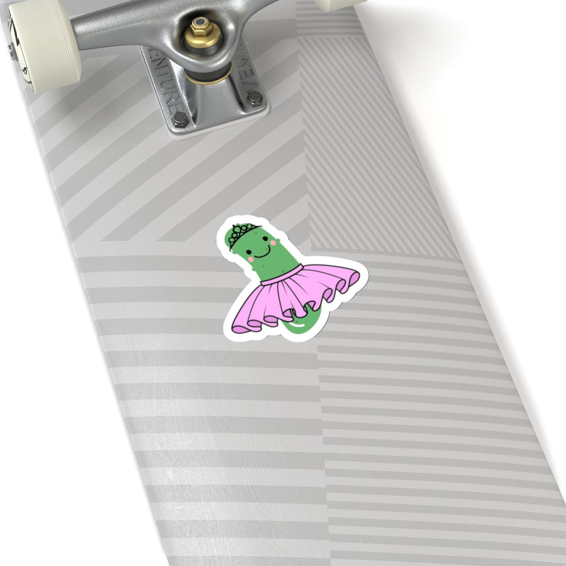 Pickle Princess Sticker, Pickle Wearing A Tutu Sticker, Ballerina ...