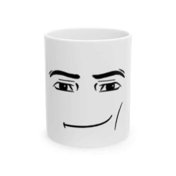 Roblox Man Face Mug - Etsy