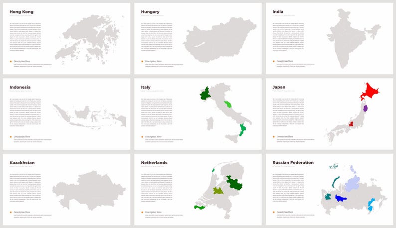 Personalized Editable Map Powerpoint Template, World Map Powerpoint ...