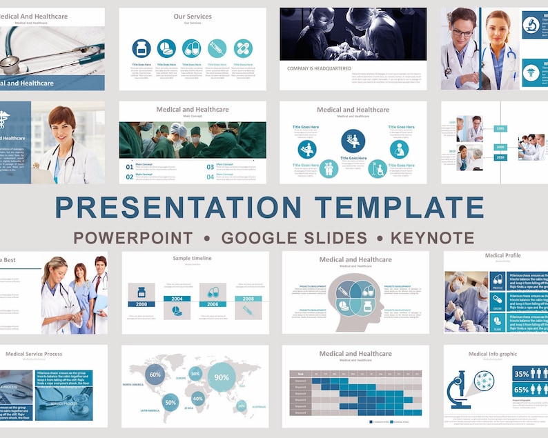 Personalized Medical Powerpoint Template, Nursing Presentation Template ...