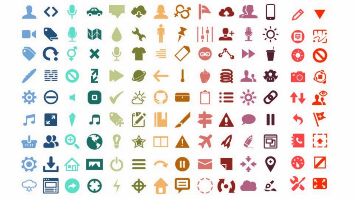 Personalized Powerpoint Recolorable Icons, Recolorable Icons for ...