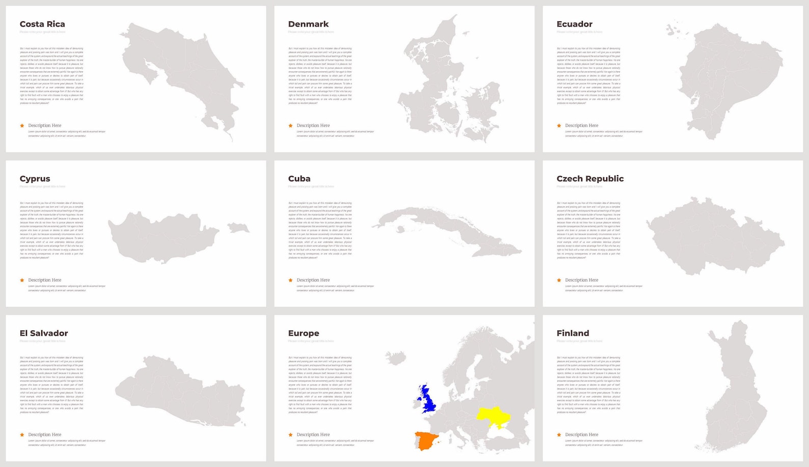Personalized Editable Map Powerpoint Template, World Map Powerpoint ...