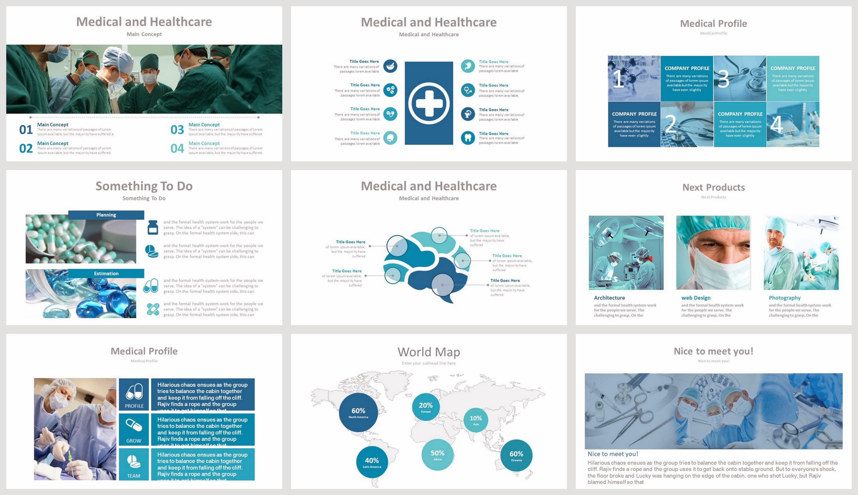 Personalized Medical Powerpoint Template, Nursing Presentation Template ...