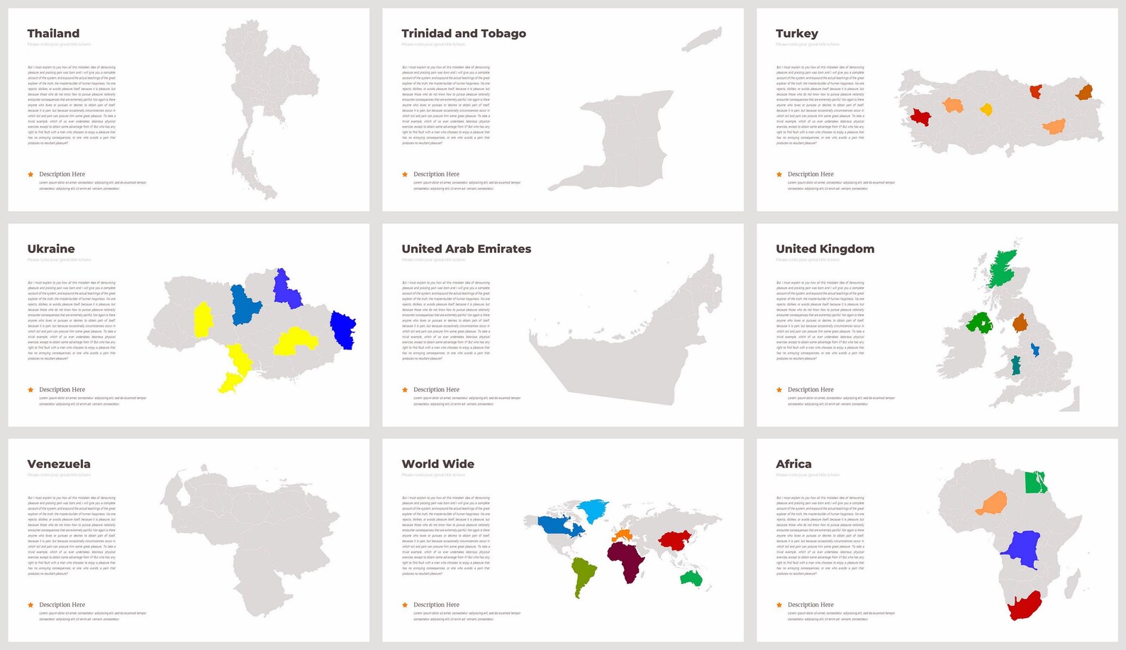 Personalized Editable Map Powerpoint Template, World Map Powerpoint ...
