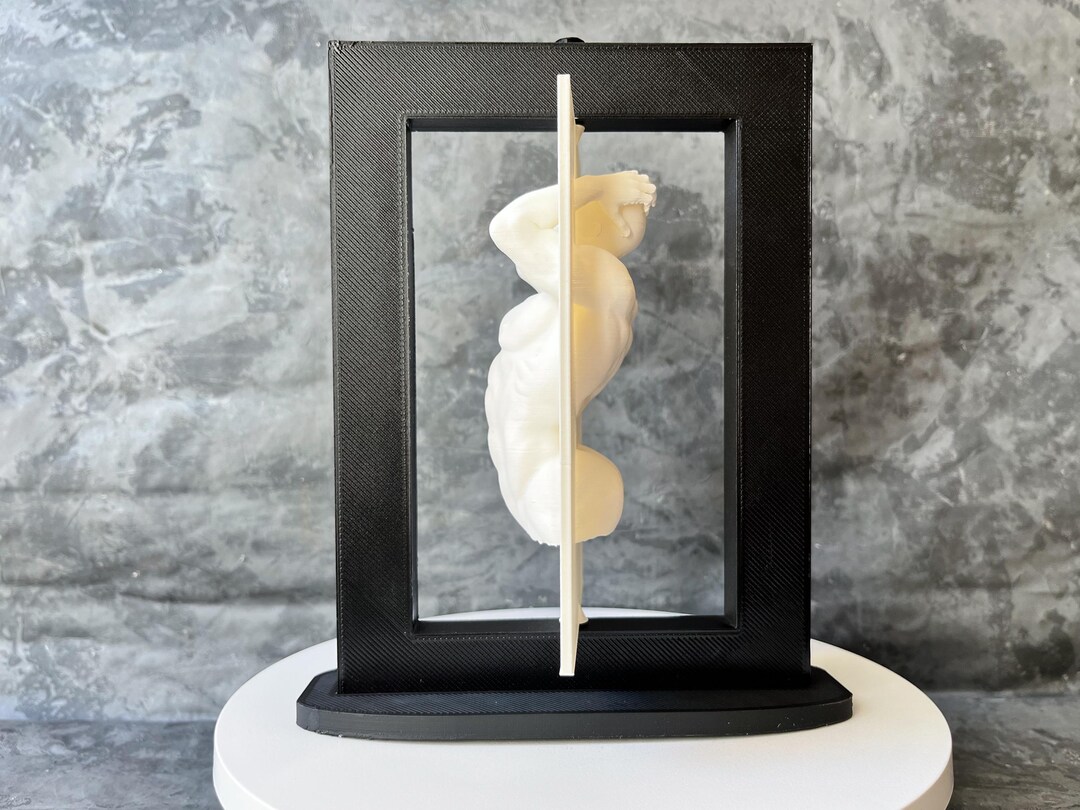 Male Torso, Body Finish Table Decor, Framed Table Art, Expression | 3D ...