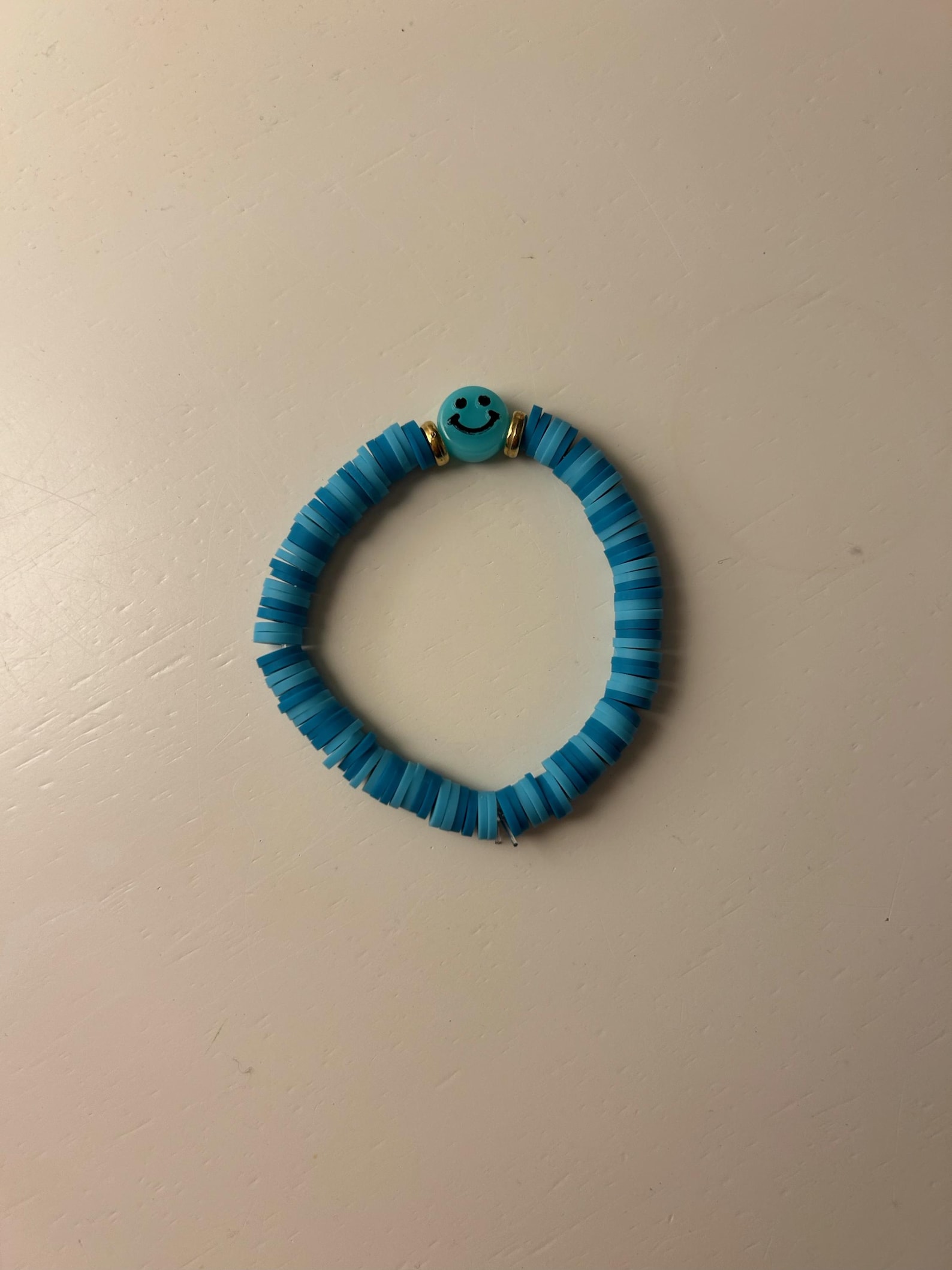 2pc Blue & Purple Clay Bead Bracelet Set - Etsy