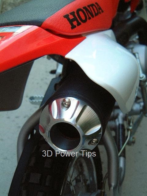 Honda XR / CRF 50 70 Muffler 3D Power Tip W/ Spark Arrestor Screen ...