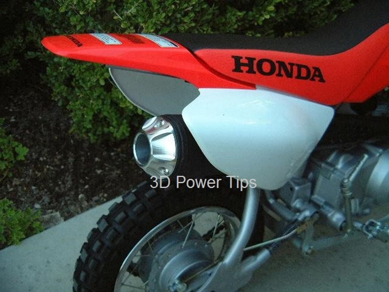 Honda XR / CRF 50 70 Muffler 3D Power Tip W/ Spark Arrestor Screen ...