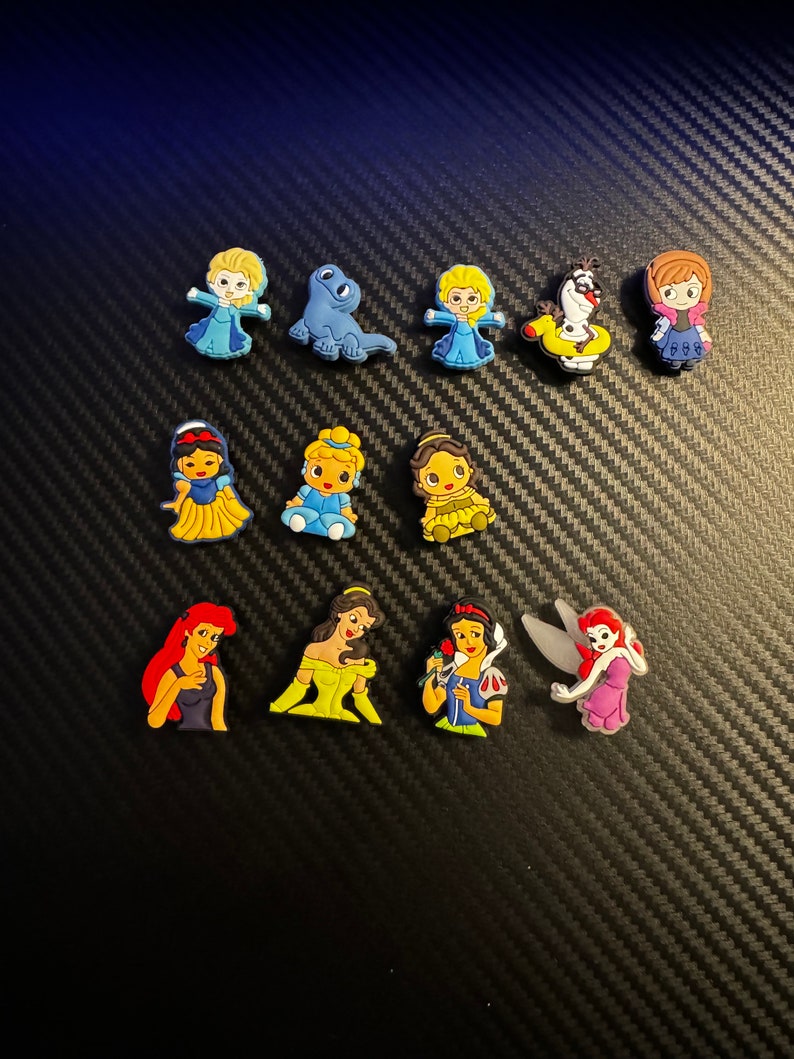 12 Disney Princess Croc Jibbitz Group 28 - Etsy