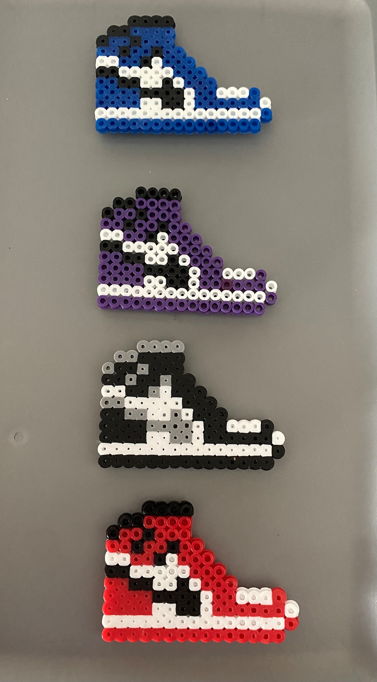 Jordan Small Sneaker Perler Bead Magnets - Etsy