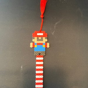 Mario Brothers Characters Perler Bead Bookmark With Tassel - Etsy