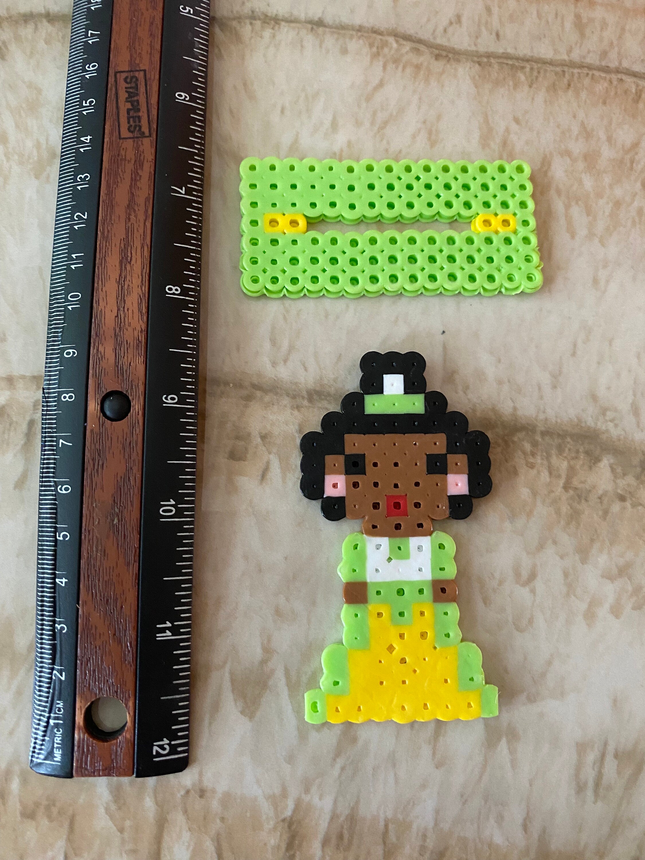 Disney Princesses Characters Perler Bead Figures With Stands. - Etsy