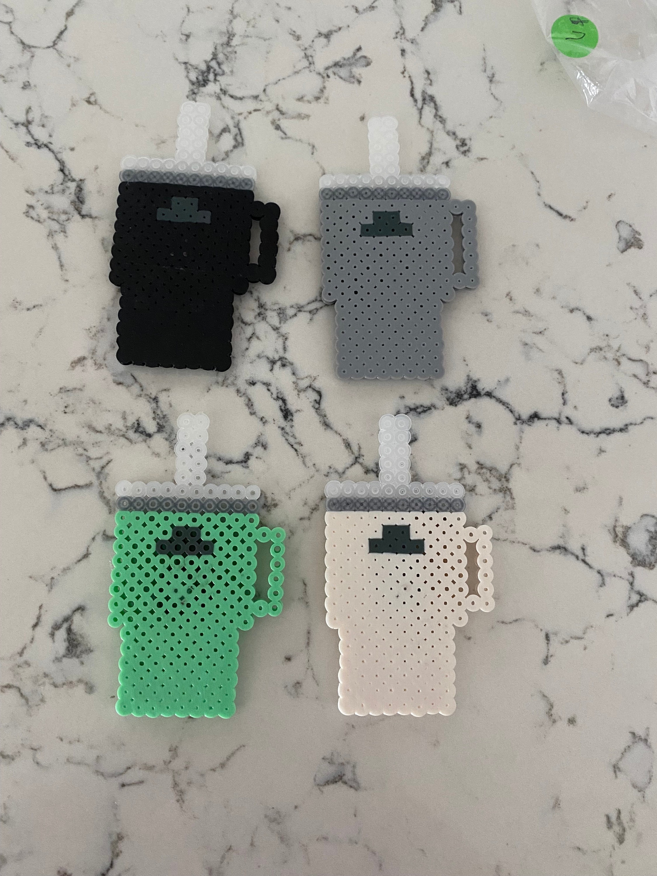 Stanley Cup Perler Bead Magnet - Etsy