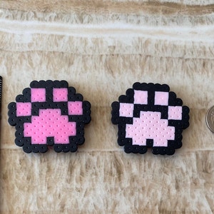 Dog Paws Perler Bead Magnet - Etsy