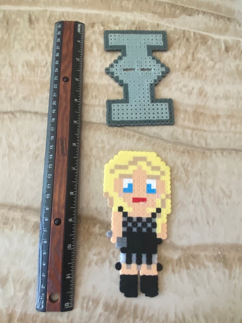 Taylor Swift Perler Bead Figure With Stage Stand. - Etsy