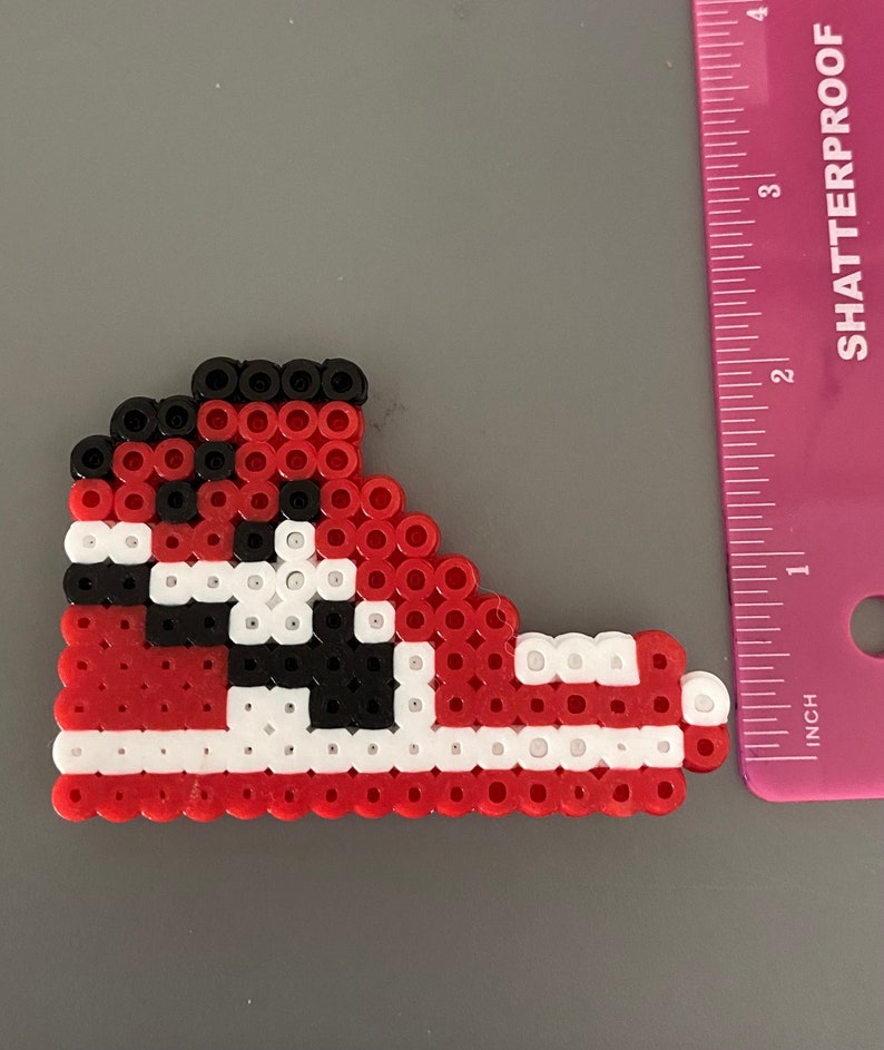 Jordan Small Sneaker Perler Bead Magnets - Etsy