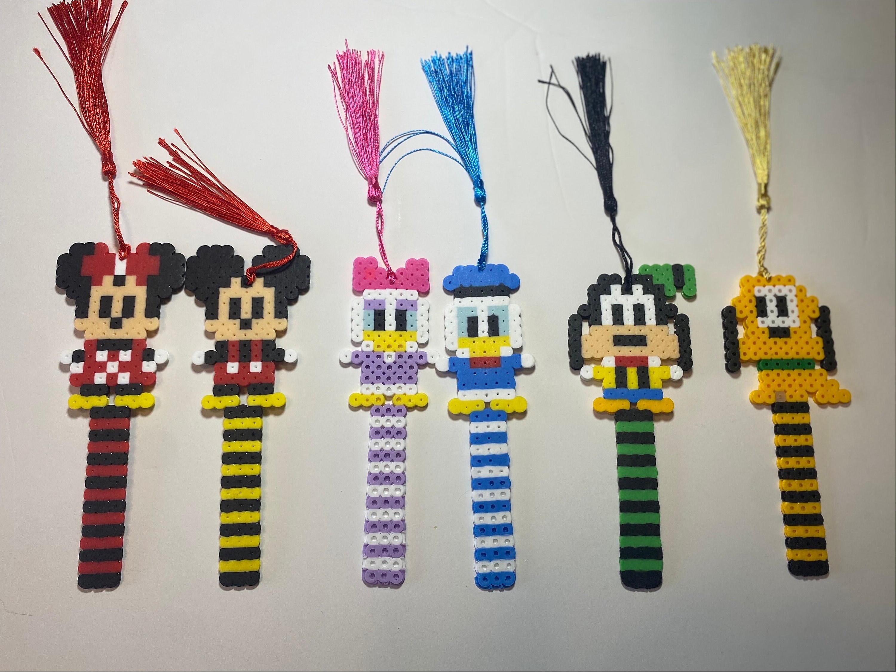Disney Mickey, Minnie, Donald Duck,daisy, Pluto and Goofy Perler Bead ...
