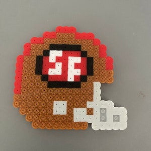 NFL Team Helmet Perler Bead Magnet - Etsy